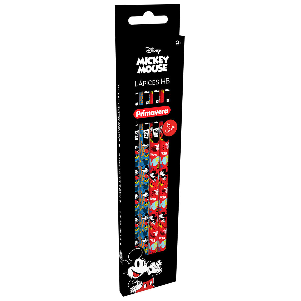 Lápiz Mickey Mouse HB X6